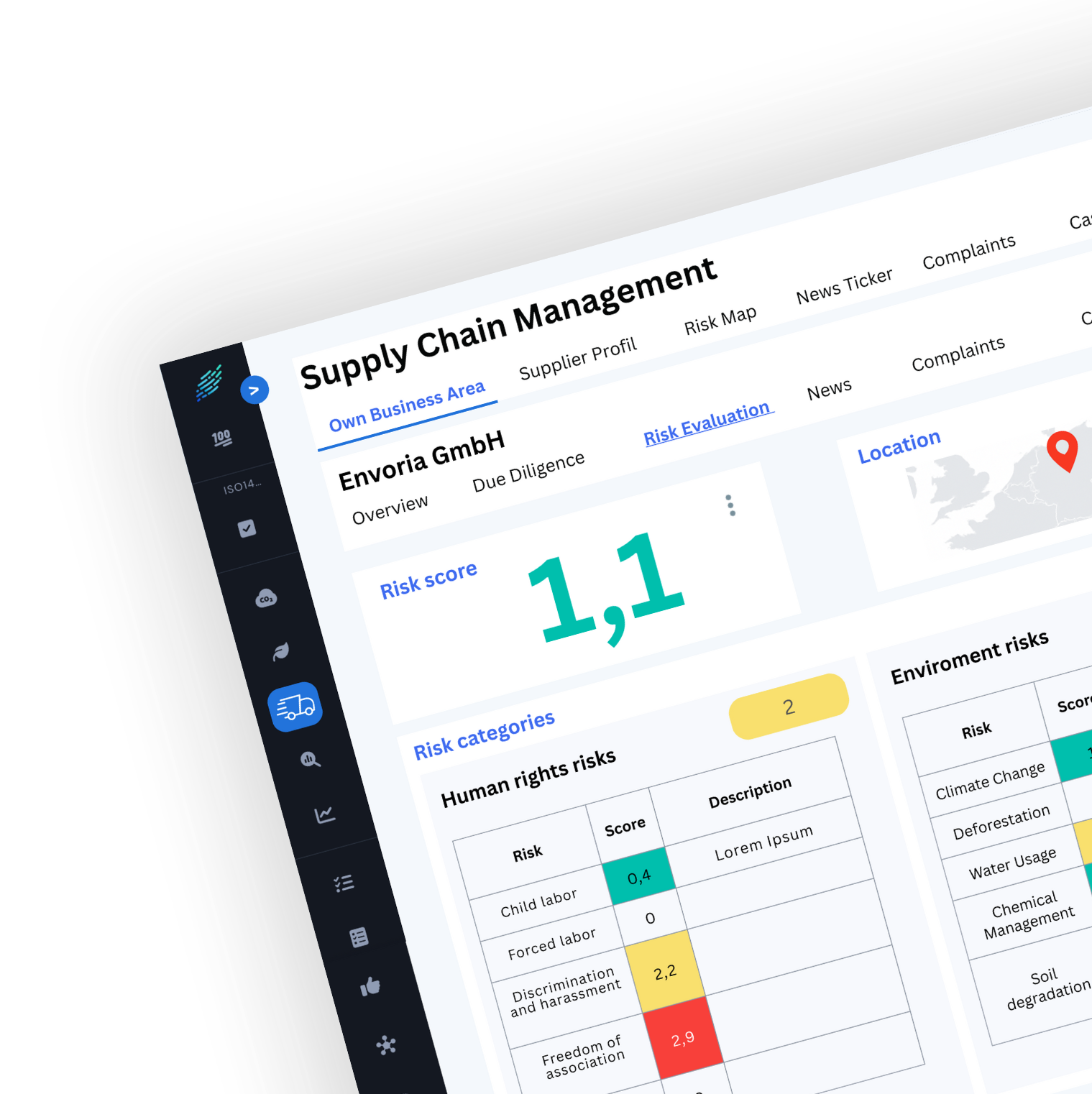 Supply Chain Management Software Envoria 5935
